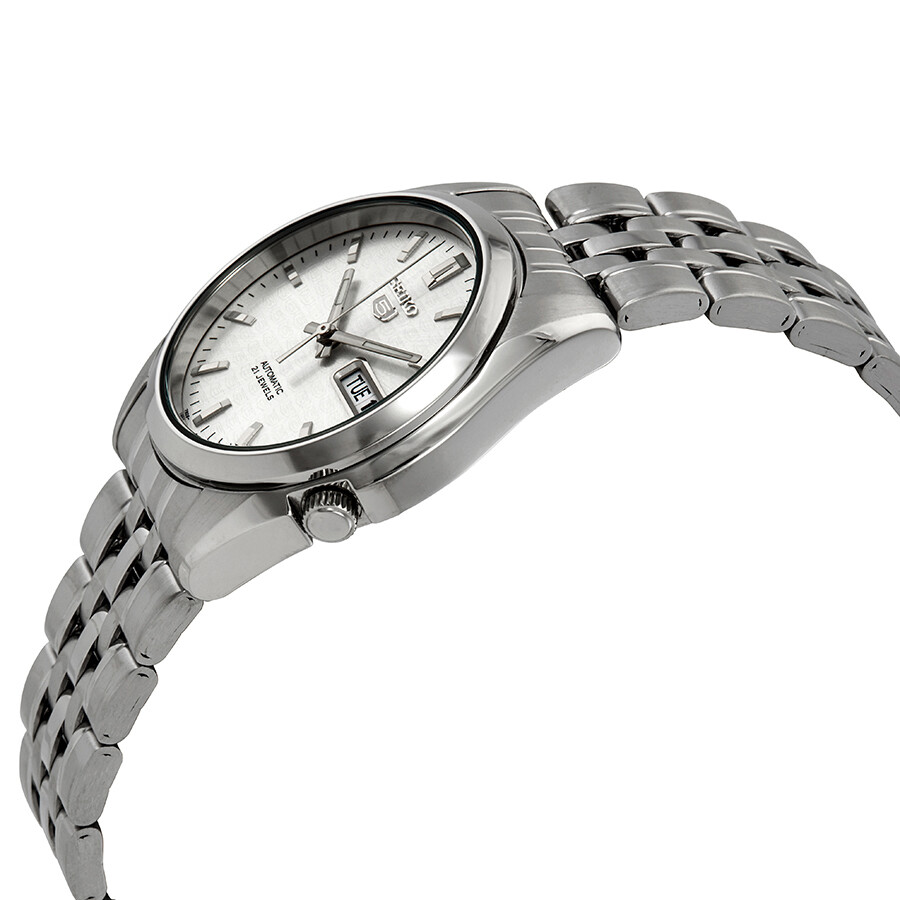 Seiko Series 5 Automatic Silver Dial Men's Watch SNK355 - Seiko 5 ...