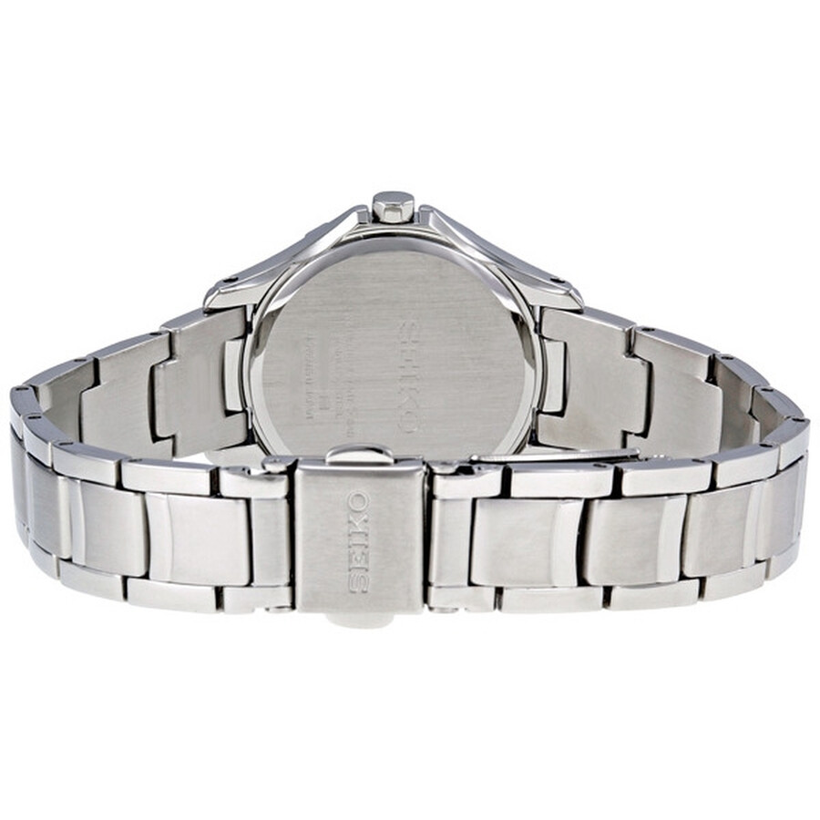 Seiko Solar Quartz Mother of Pearl Dial Ladies Watch SUT049 - Solar ...