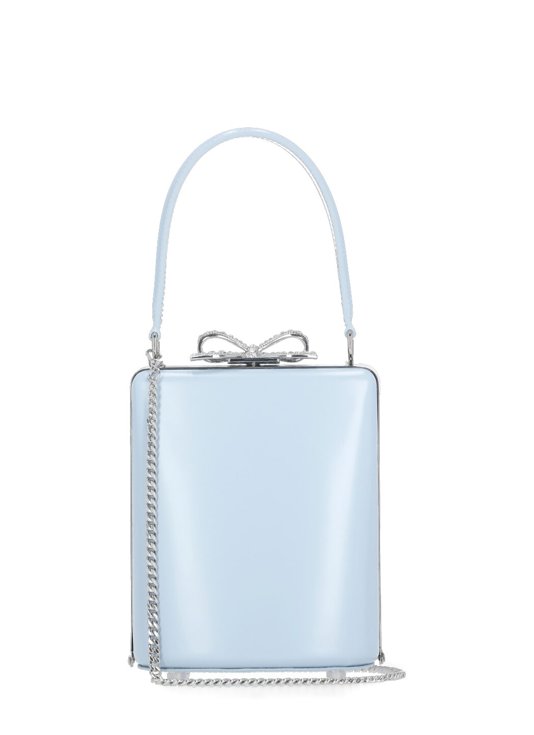 Self Portrait self-portrait Leather Hand Bag PF25325BLLEATHER BAGBLUE ...