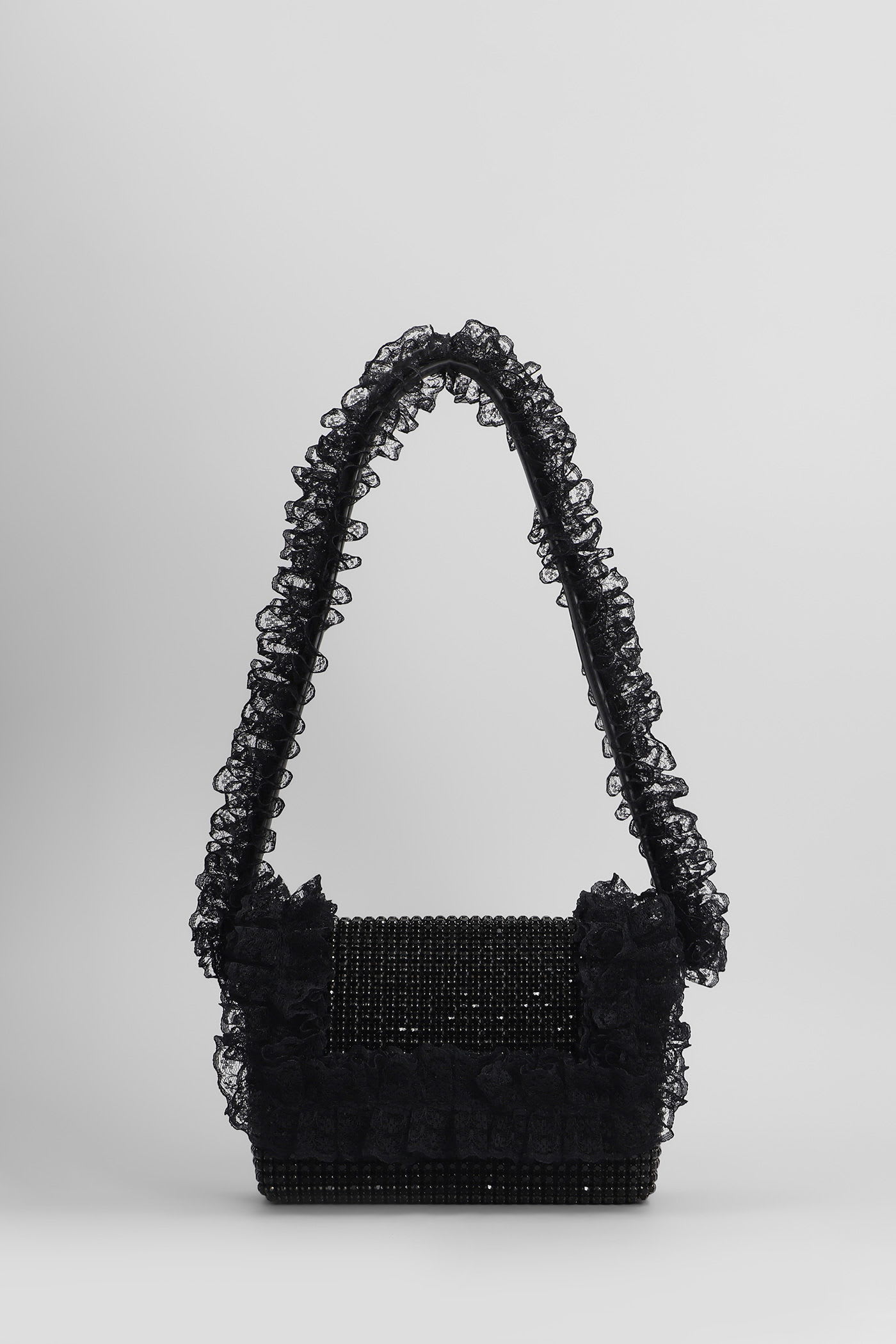 Self Portrait self-portrait Shoulder Bag In Black Polyester SS25-CK ...