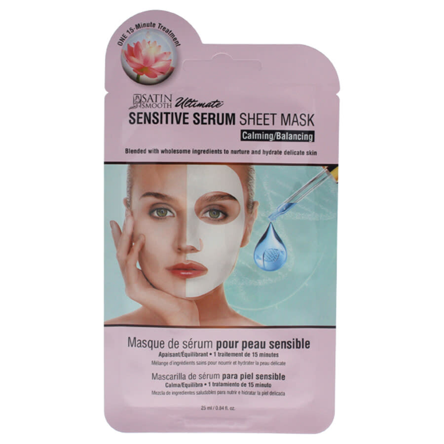 Satin Smooth Sensitive Serum Sheet Mask by Satin Smooth for Unisex - 0. ...