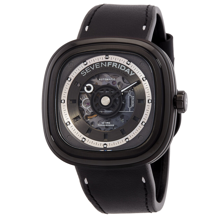 Sevenfriday Seven Friday Black T Automatic Men's Watch T1/04 - Watches ...