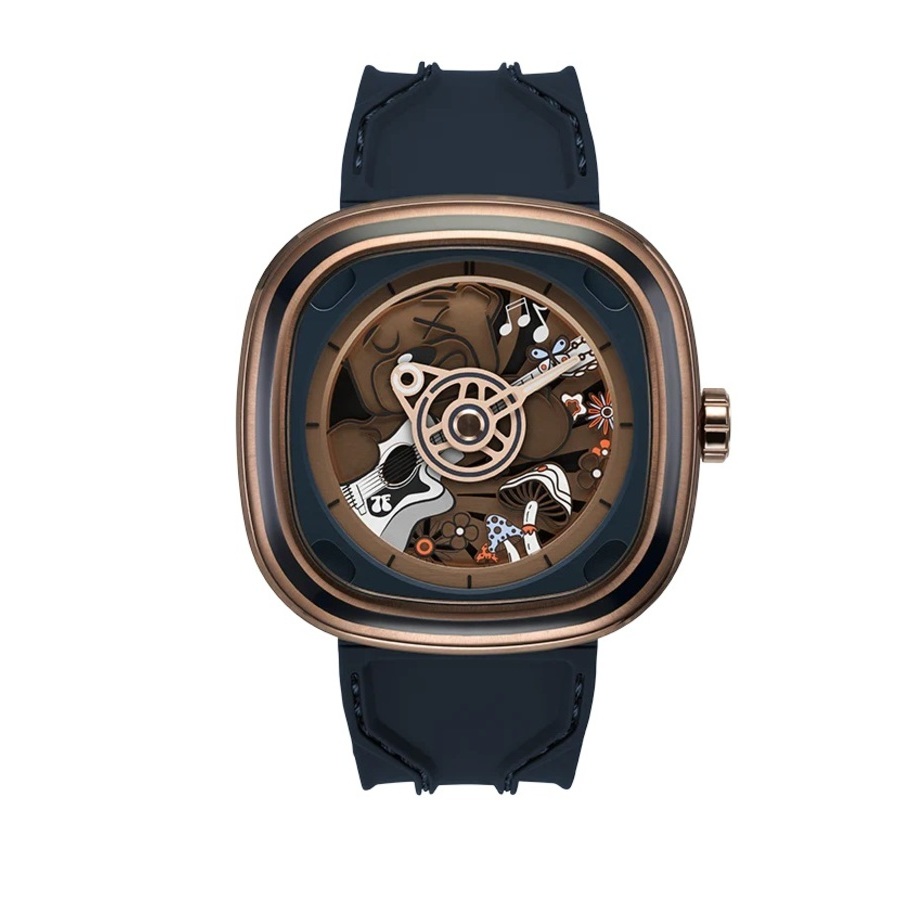 Sevenfriday T Series "RILEY II" Automatic Blue Dial Men's Watch T2/08 ...