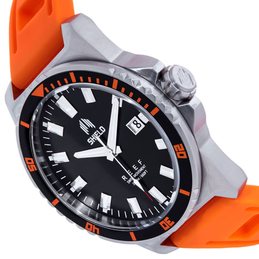 Shield Reef Black Dial Men's Watch SLDSH119-3 840148810341 - Watches ...