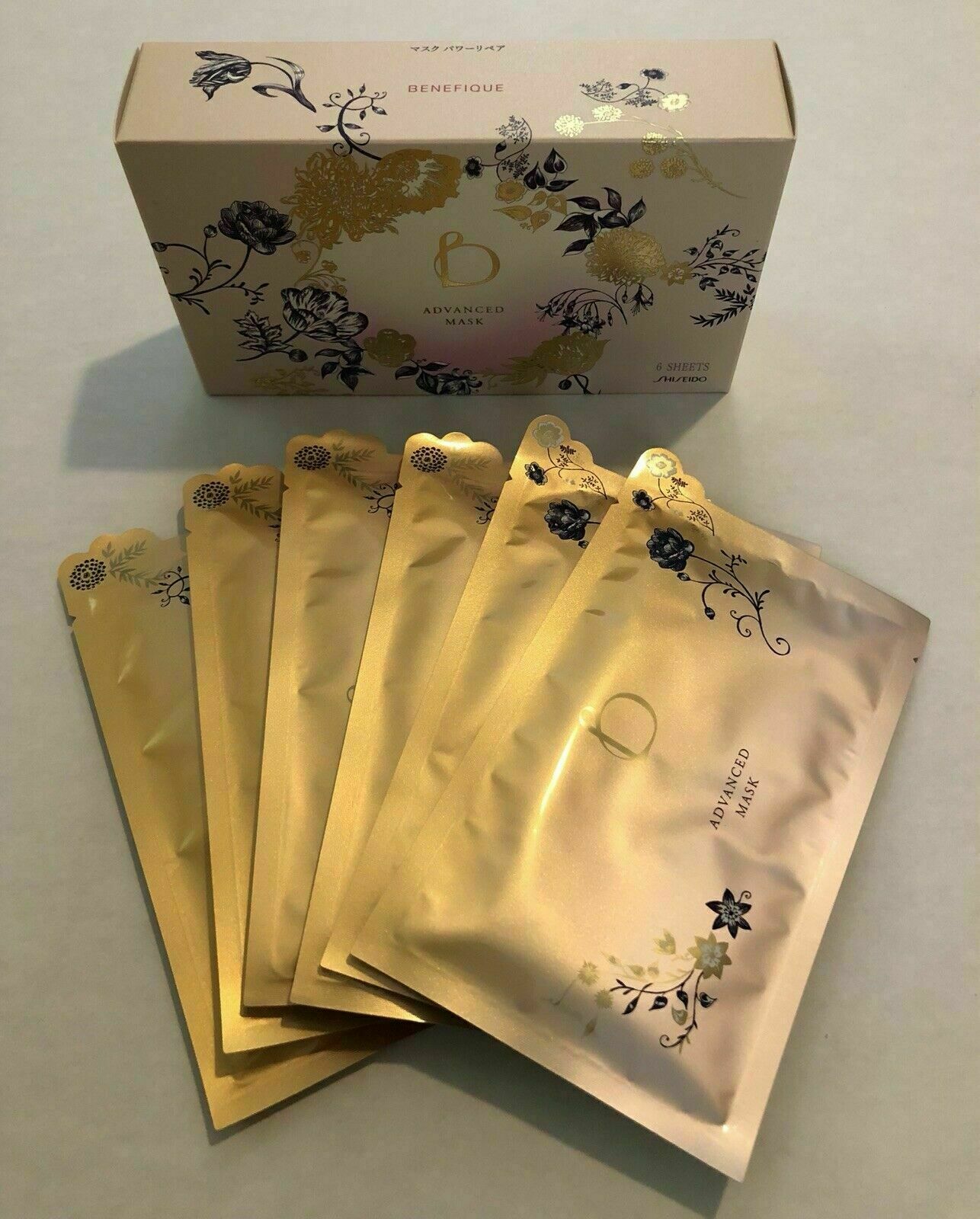 Shiseido / Benefique New Advanced Mask (6 Sheets) 4.62 oz (138.6 ml ...