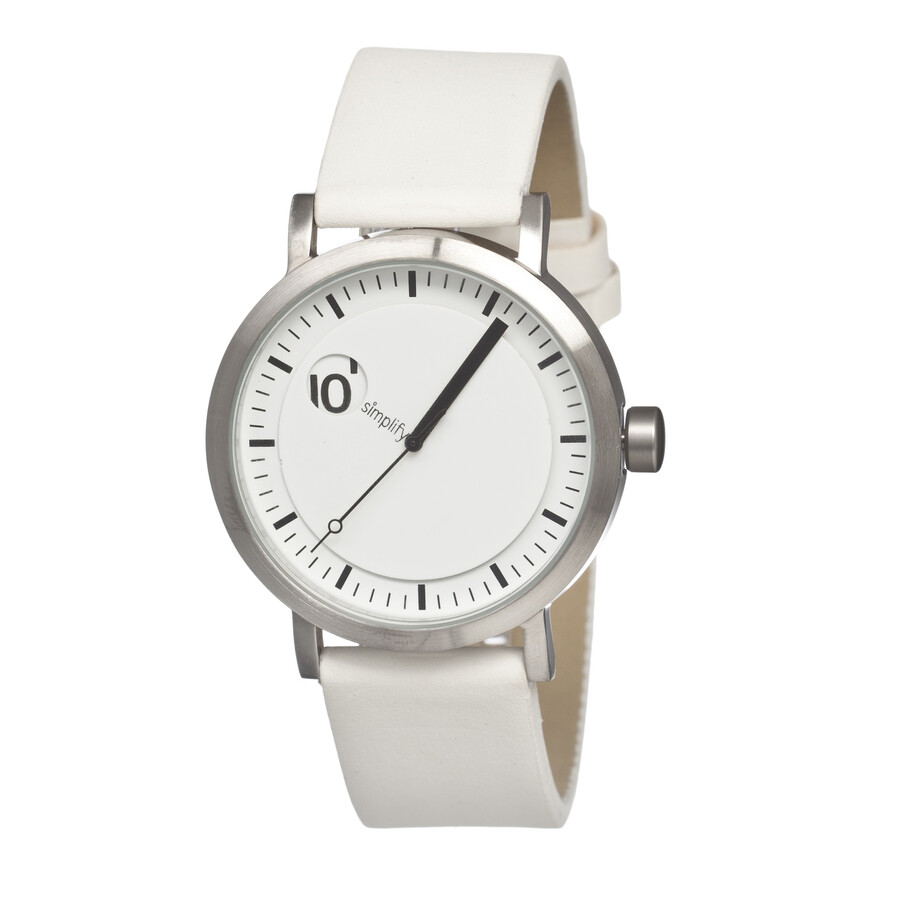 Simplify The 200 Silver-tone Stainless Steel Case Unisex Watch 0203 ...