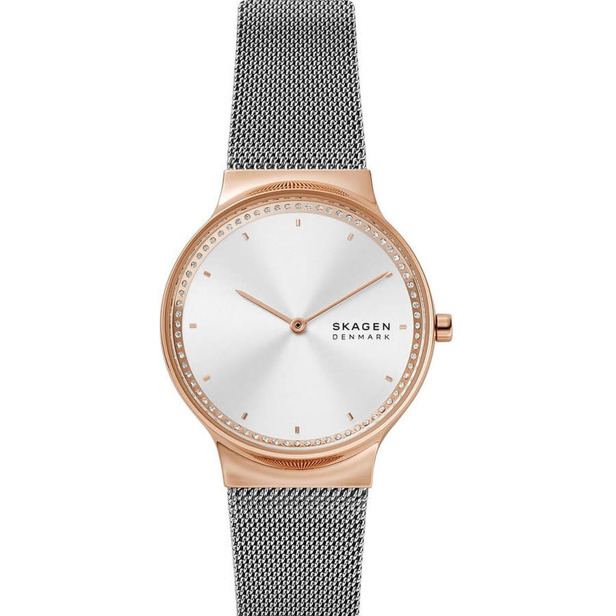 Skagen Freja Quartz Silver Dial Ladies Watch SKW3017 768680301946 ...