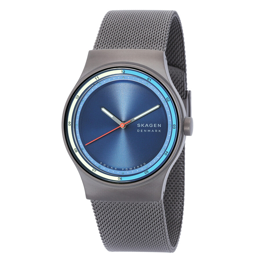 Skagen Sol Solar-Powered Ocean Blue Dial Men's Watch SKW6792 4064092107449 - Watches, Other ...