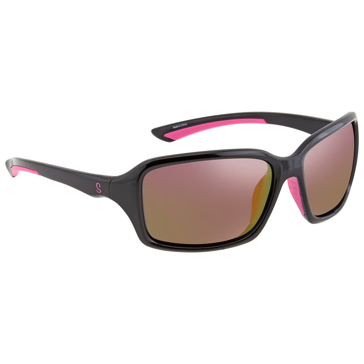 Skechers Polarized Pink Gradient Rectangular Ladies Sunglasses SE4137 ...