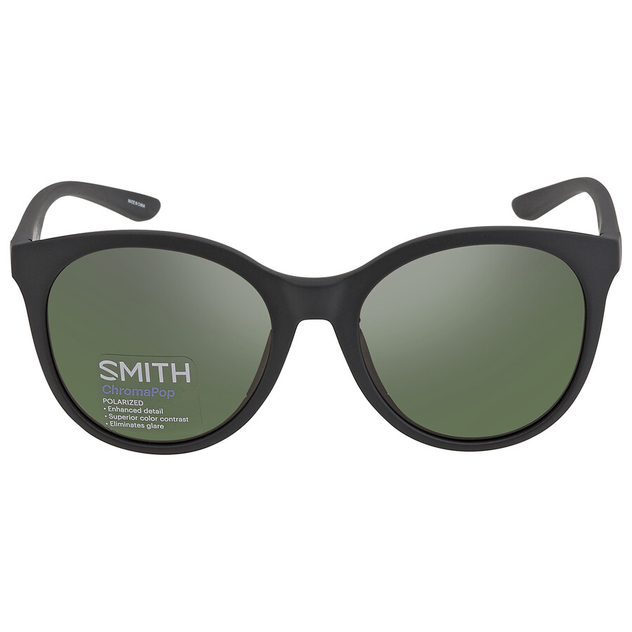 Smith Bayside ChromaPop Polarized Gray Green Round Unisex Sunglasses ...