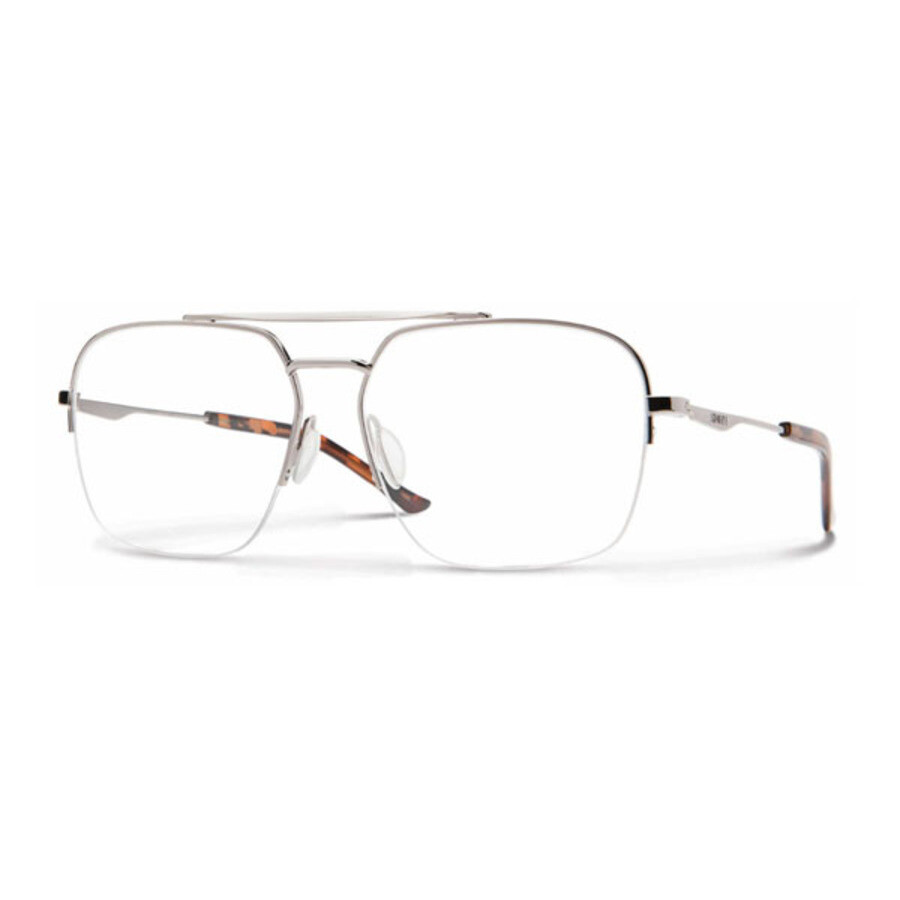 Smith Unisex Silver Tone Square Eyeglass Frames Sidestep06LB0057 ...
