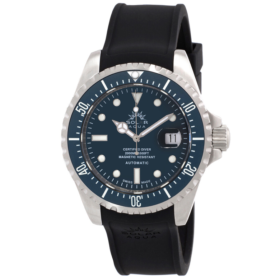Solar Aqua Deep Bay Automatic Blue Dial Men's Watch SA0020.0002 ...