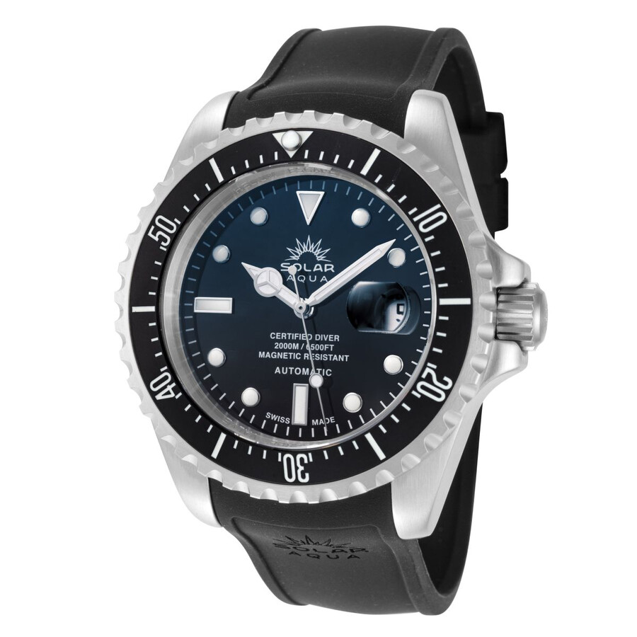 Solar Aqua Deep Bay Automatic Blue Dial Men's Watch SA0020.0003 ...