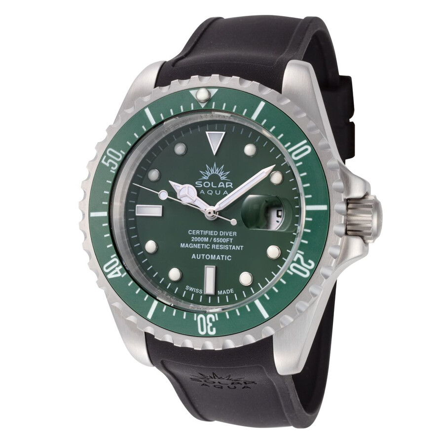 Solar Aqua Deep Bay Automatic Green Dial Men's Watch SA0020.0004 ...