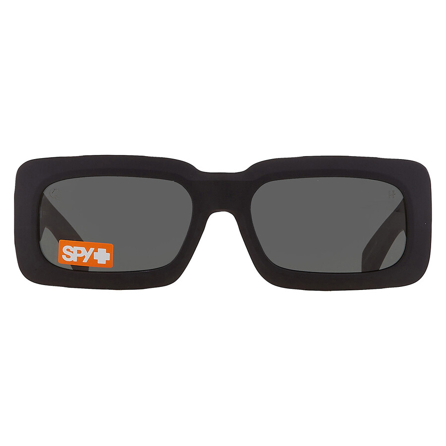 Spy NINETY SIX Happy Grey Green Rectangular Unisex Sunglasses ...