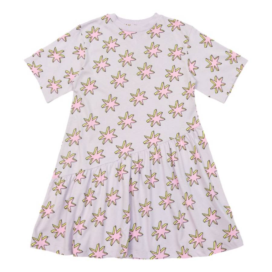 Stella McCartney Girls Star Print Flared Dress, Size 4Y TV1E71-Z2284 ...