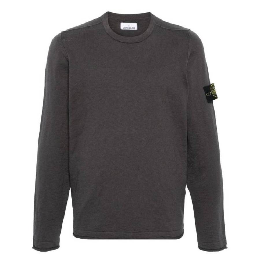 Stone Island Compass Badge Cotton Sweater, Size Large 8015502B0-V0065 ...
