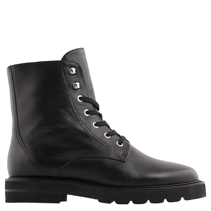 Stuart Weitzman Mila Lift Leather Boots, Brand Size 37.5 ( US Size 7 ...