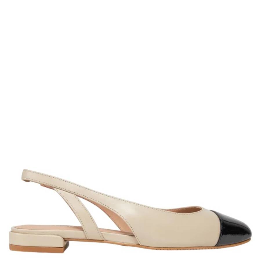 Stuart Weitzman Sleek Leather Slingback Pumps, Brand Size 36 ( US Size ...