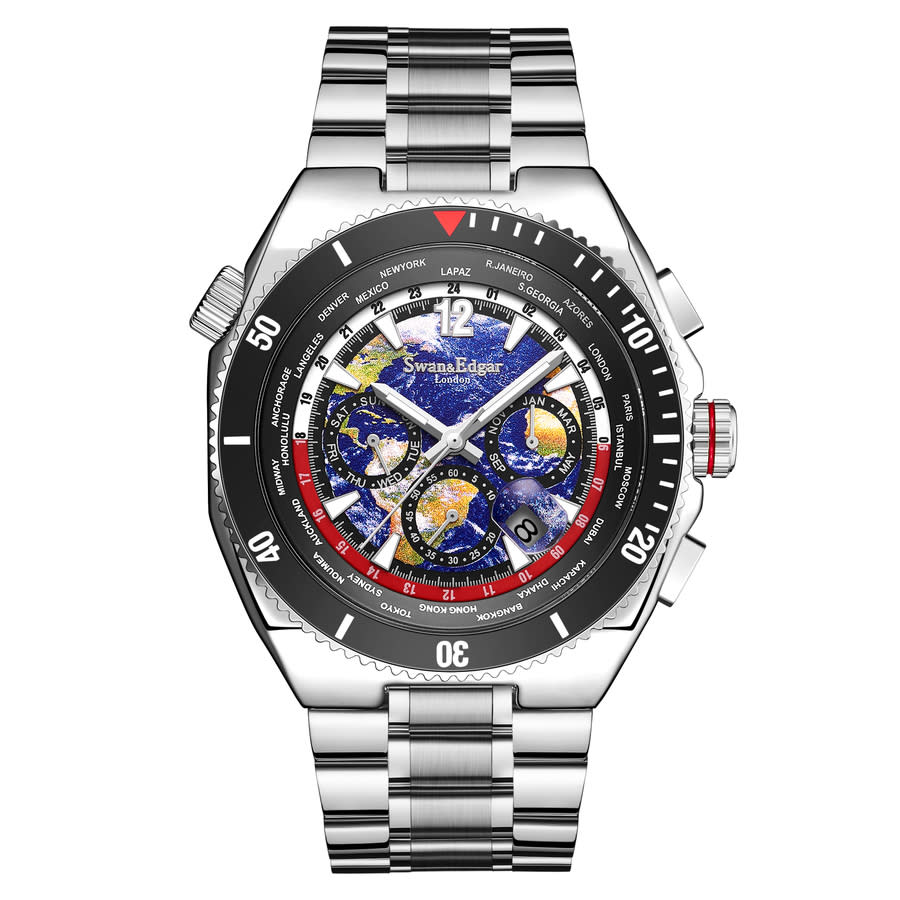 Swan & Edgar World Travel Automatic Men's Watch SE01371 756839761536 ...