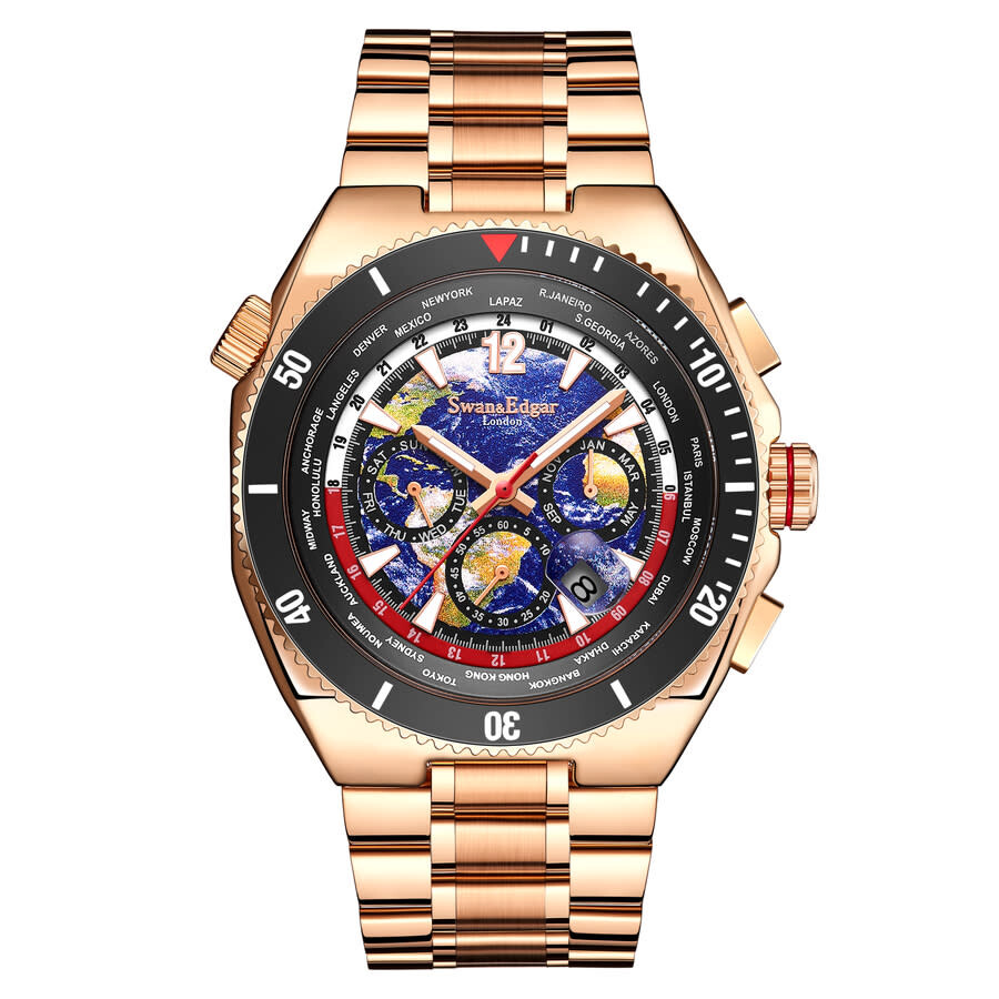 Swan & Edgar World Travel Automatic Men's Watch SE01372 756839761543 ...