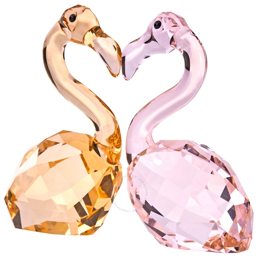 Swarovski Crystal In Love Claude and Claudine Flamingo Pair - Swarovski ...