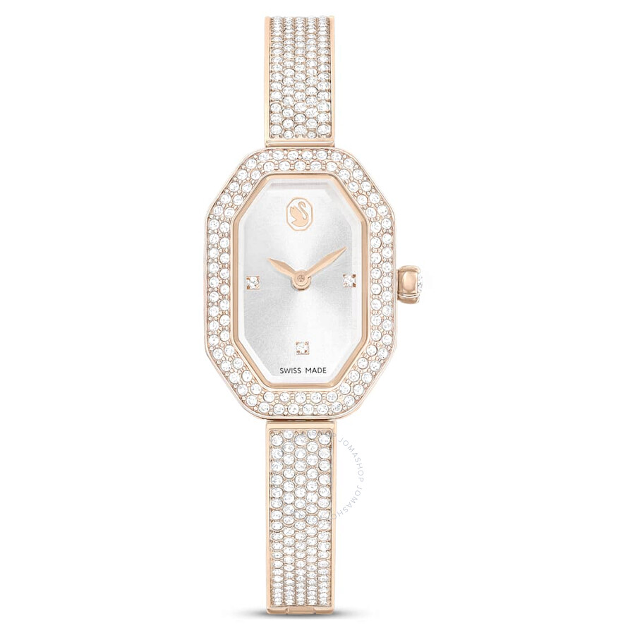 Swarovski Dextera Bangle Quartz White Dial Ladies Watch 5672987 9009656729878 - Watches, Dextera ...
