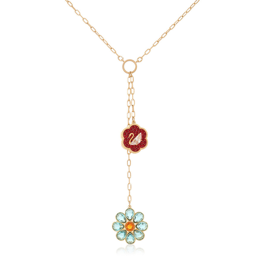 Swarovski Flower Of Fortune Y Necklace 5597664 - Jewelry, Flower Of ...