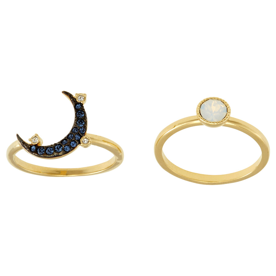 Swarovski Ladies Blue Symbolic Moon Ring Size 55 - Swarovski - Ladies ...