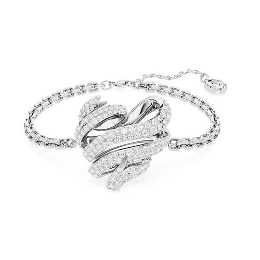 Swarovski Ladies White Hyperbola Heart Bracelet 5652789 191453204319 ...