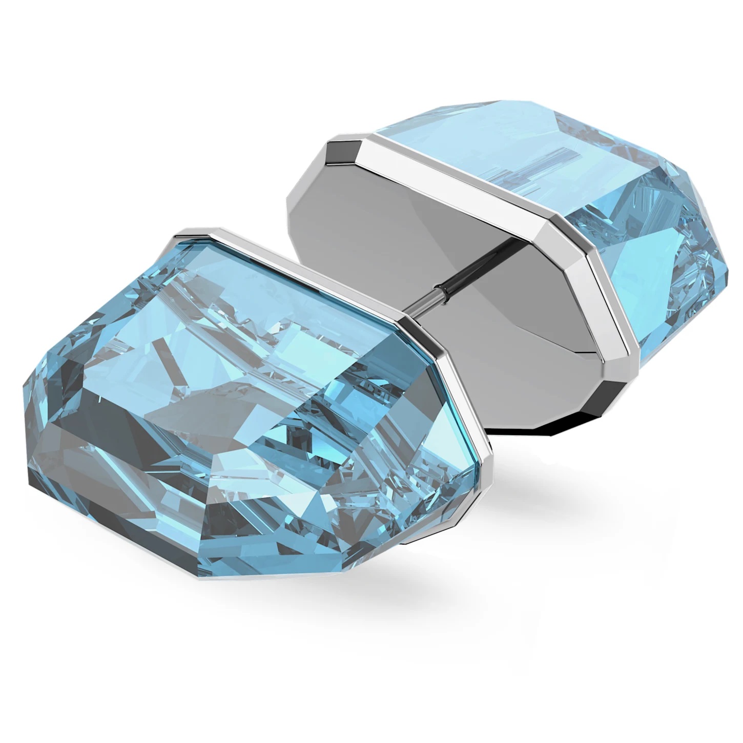 Swarovski Lucent Single Stud Blue Earring 5600255 191453140143 - Ladies ...