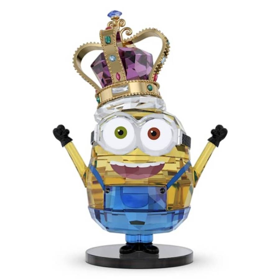 Swarovski Minions King Bob Crystal Figurine 5692030 9009656920305 ...
