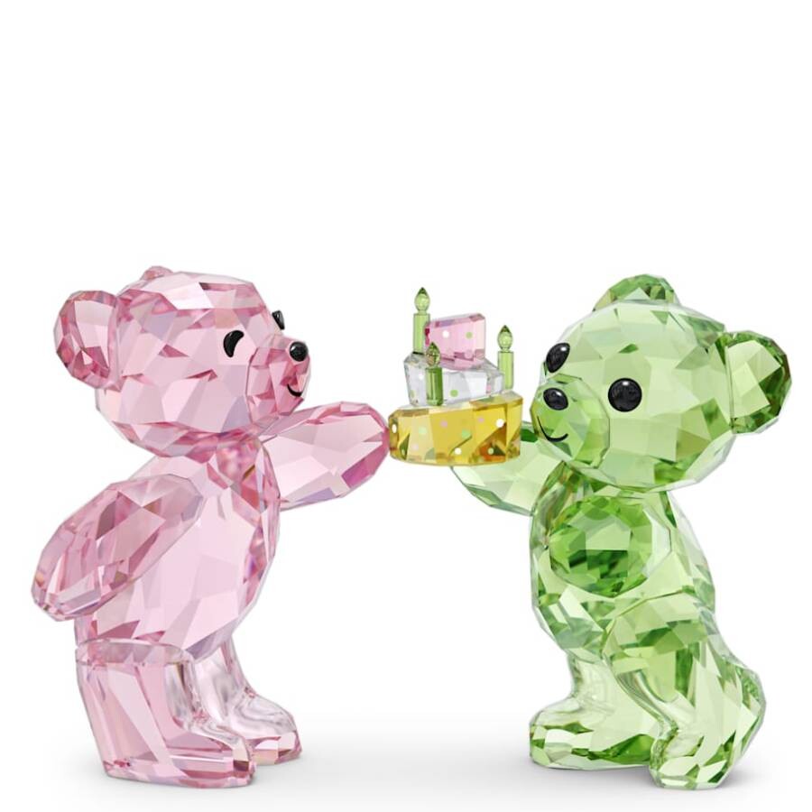 Swarovski Multicolored Crystal Kris Bear Birthday Figurines 5639858 ...