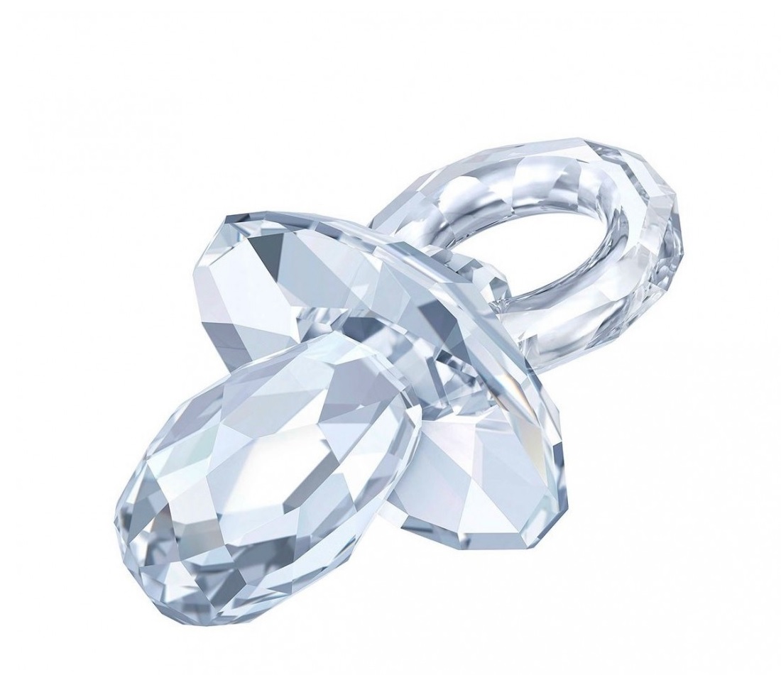 Swarovski New Baby Crystal Pacifier Figurine 5250635 - Crystals ...