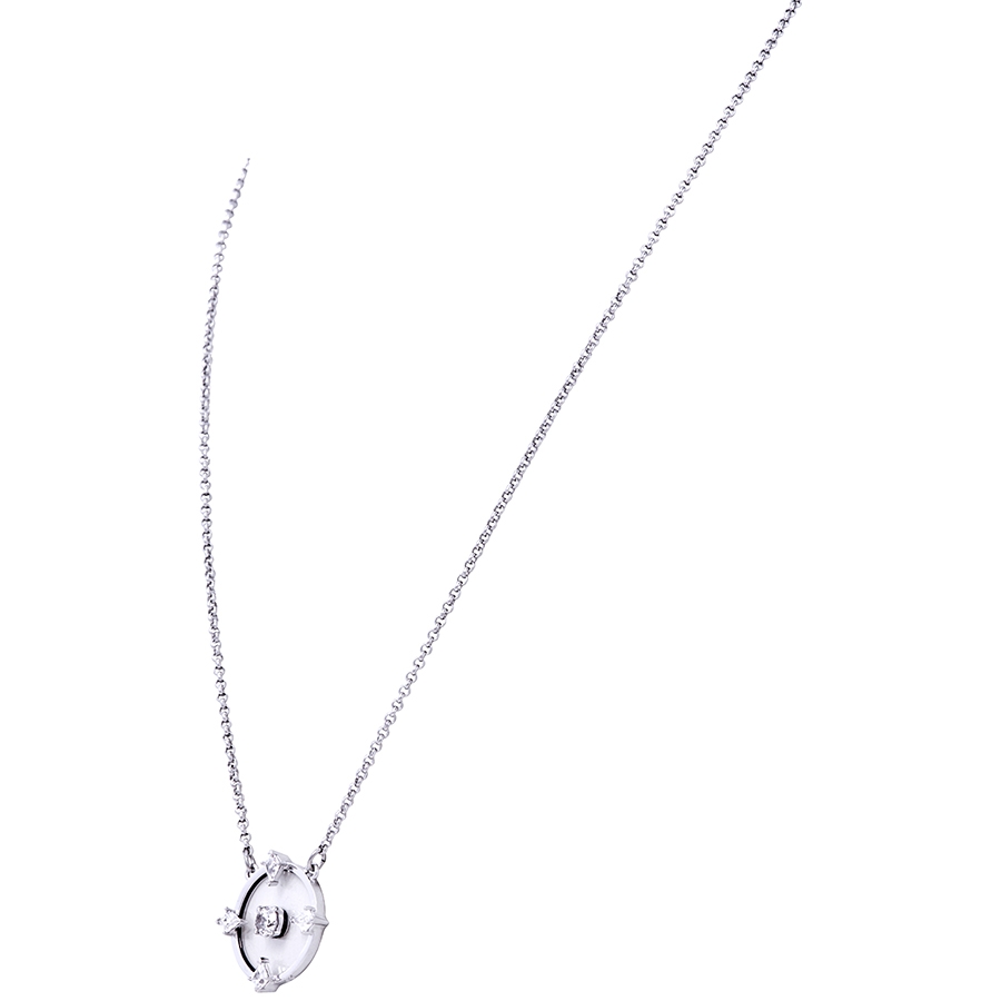 Swarovski Rhodium Plated North Necklace - Swarovski - Ladies Jewelry ...