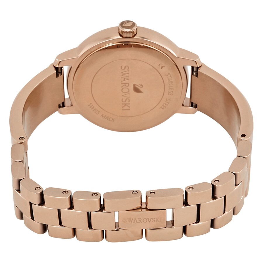 Swarovski Rock Bangle Crystal White Dial Ladies Watch 5376092 ...