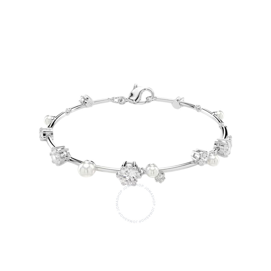 Swarovski Round Cut Constella Tennis Bracelet, Size Medium 5707511 ...