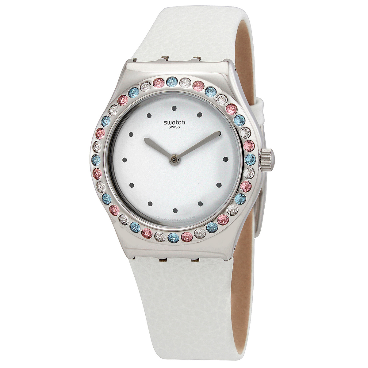 Swatch After Dinner White Dial Ladies Watch YLS201 7610522777187 ...