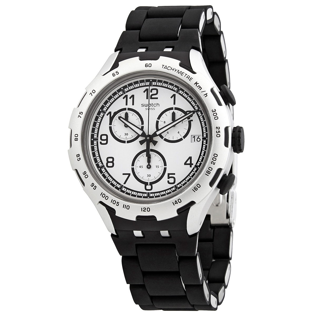 Swatch Archi-Mix Chronograph Quartz White Dial Men's Watch 2500596 ...