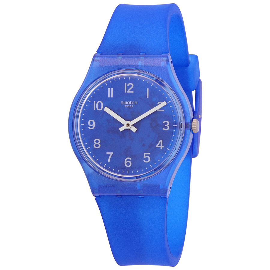 Swatch Blurry Blue Quartz Ladies Watch GL124 7610522836822 - Watches ...