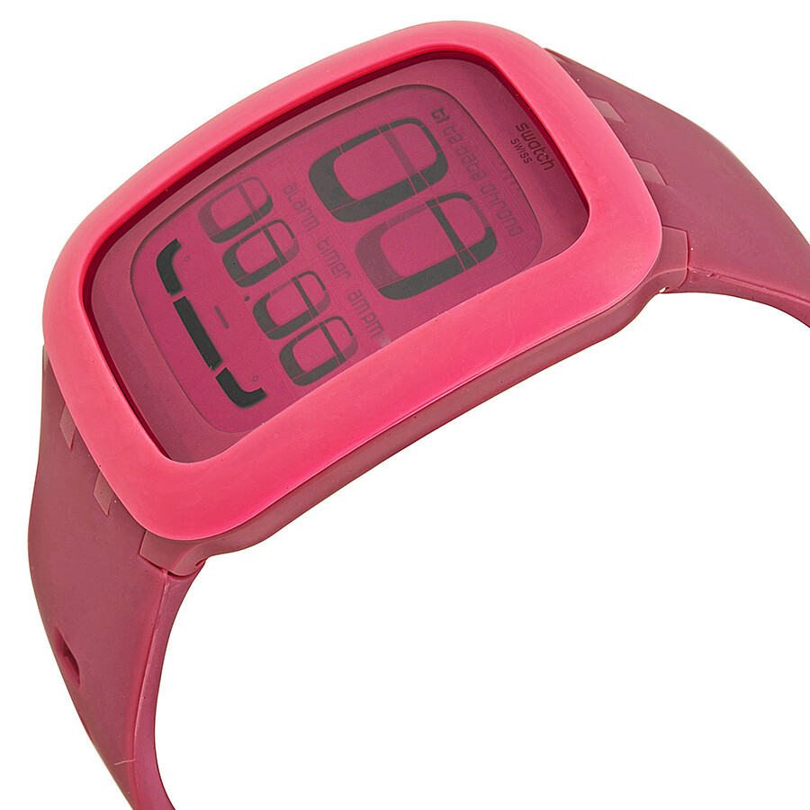 Swatch Digi-Lily Pink Digital Ladies Watch SURP102 - Other - Swatch ...