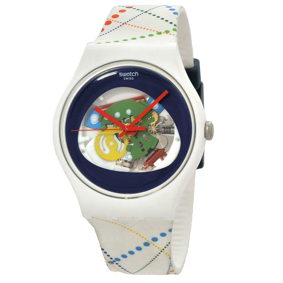 Swatch Dots In Rio Quartz Men's Watch SUOW128 - Watches, Other - Jomashop