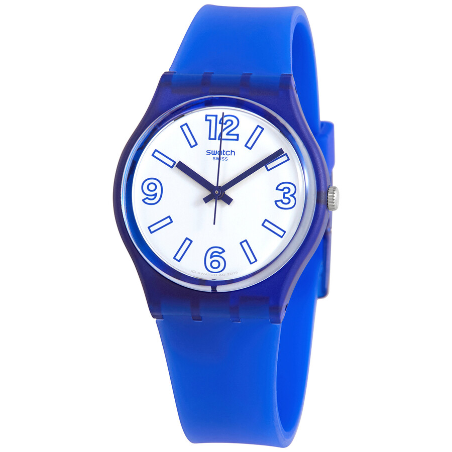 Swatch Electric Shark Quartz White Dial Unisex Watch GN268 ...