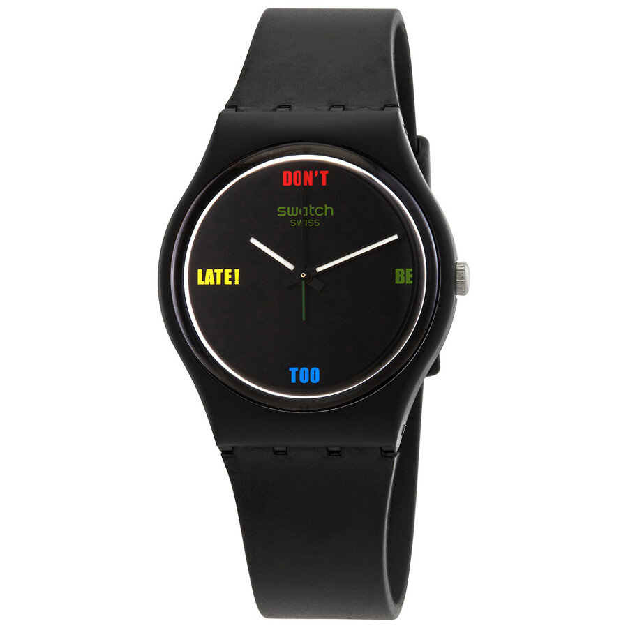 Swatch Essentials DB2L Quartz Black Dial Unisex Watch SO28B102 ...