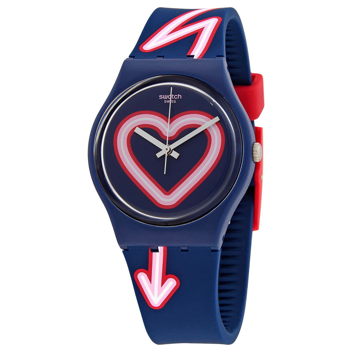 Swatch Flash of Love Quartz Ladies Watch GN267 7610522823709 - Watches ...