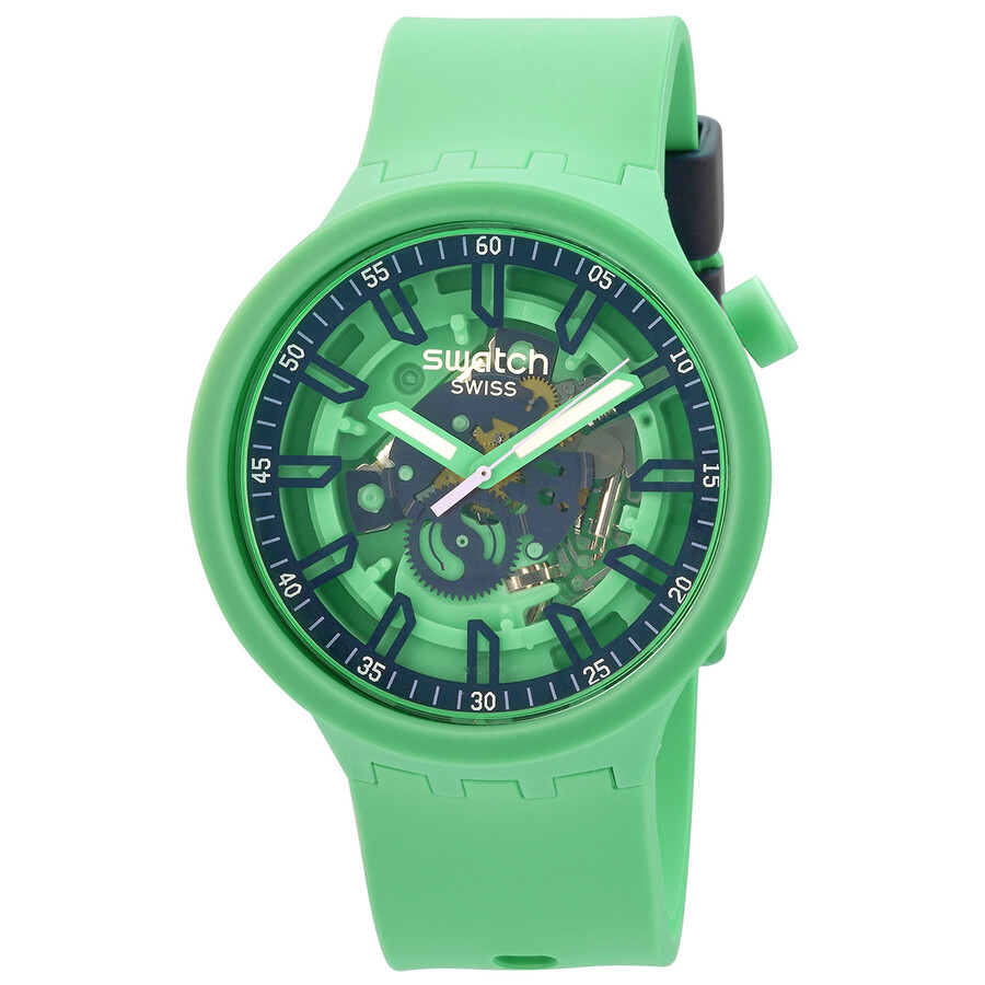 Swatch Fresh Squeeze Quartz Unisex Watch Sb01g101 In Green | ModeSens