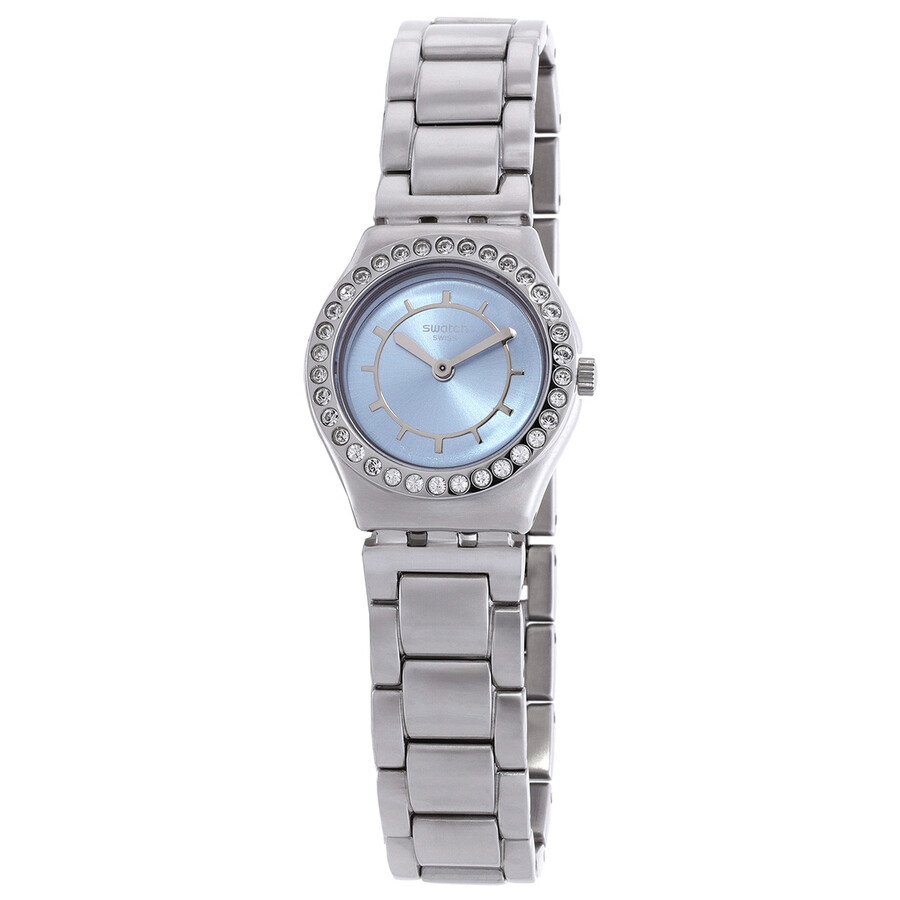 Swatch Ladyclass Quartz Crystal Blue Dial Ladies Watch YSS329G ...
