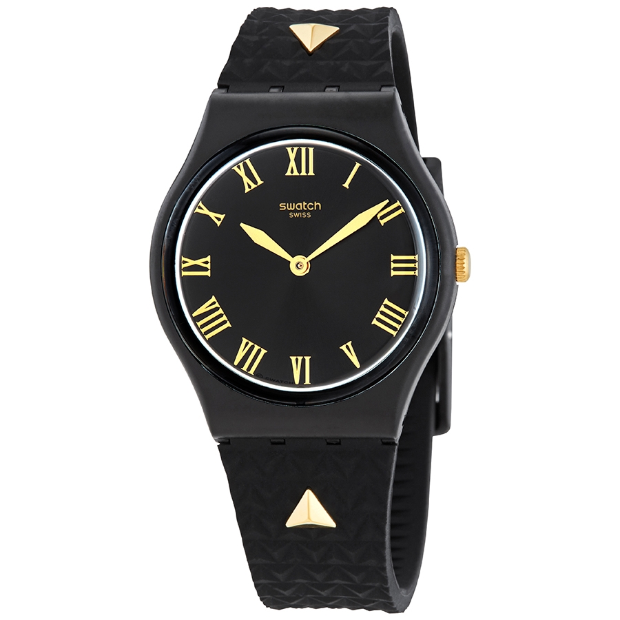 Swatch LANCELOT Quartz Black Dial Ladies Watch GB324 7610522812505 ...