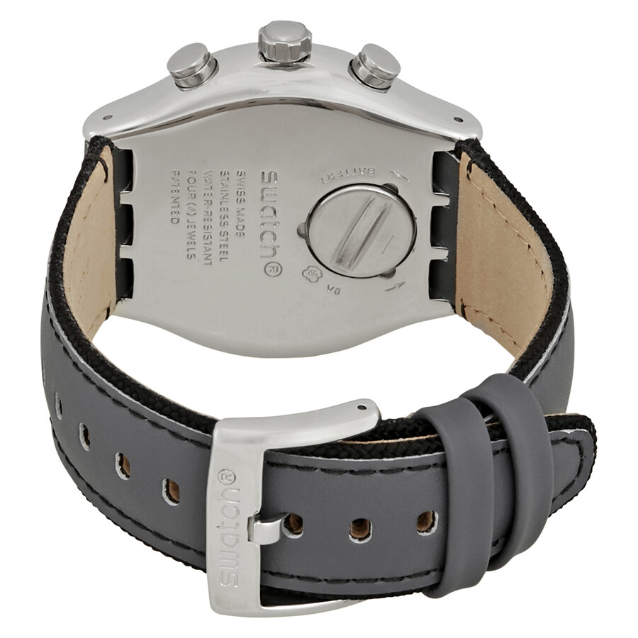 Swatch Last Round Chronograph Grey Dial Men's Watch YVS446 - Irony ...