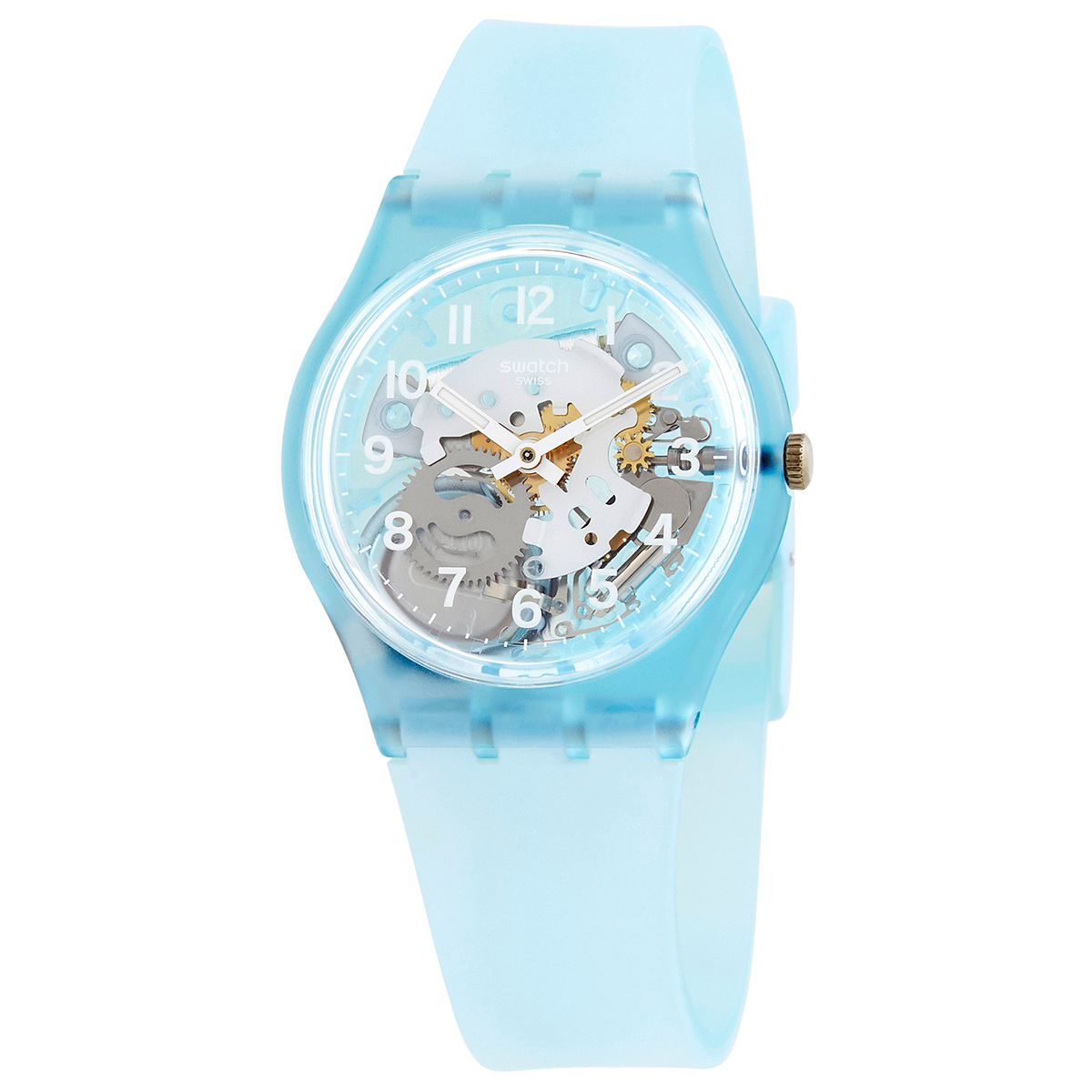 Swatch Morning Sky Quartz Blue Dial Ladies Watch GL125 - Watches, Other ...